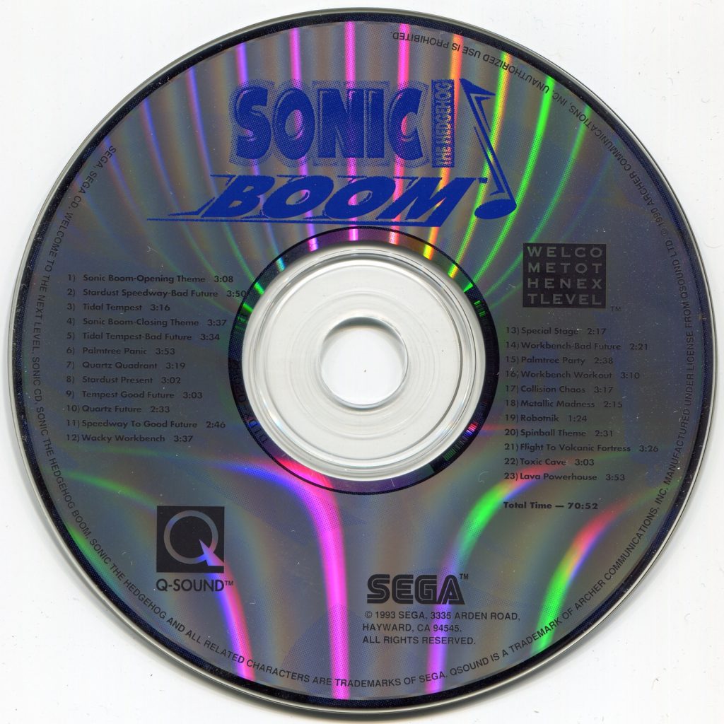 SONIC THE HEDGEHOG BOOM Download