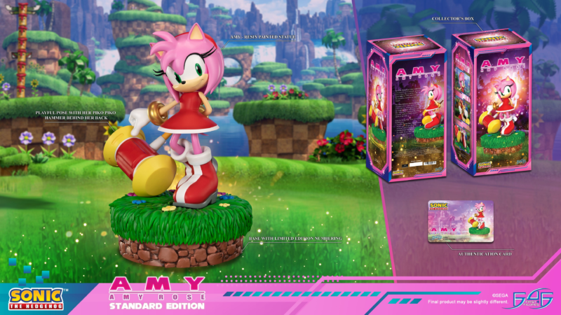 First 4 Figures Amy Rose Statue Now Available for Pre-Order – Sonic ...