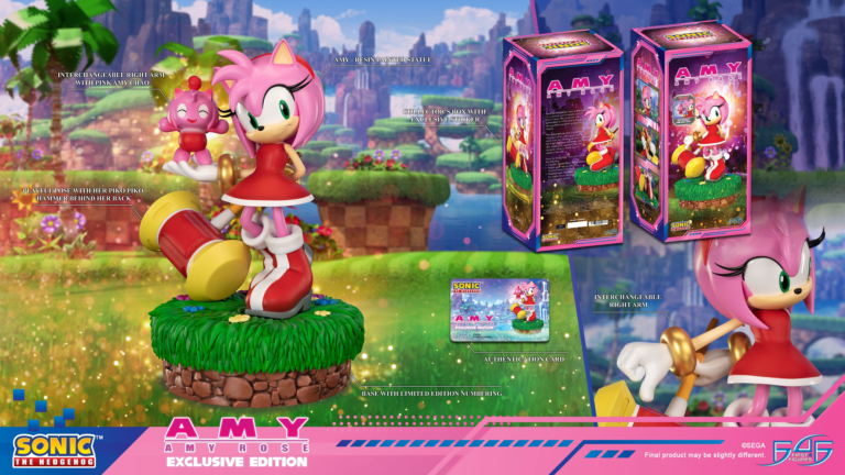First 4 Figures Amy Rose Statue Now Available for Pre-Order – Sonic ...