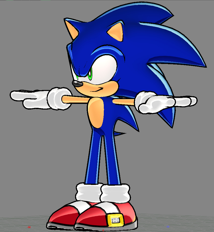 Play as Yuji Uekawa Sonic in Sonic Frontiers – Sonic City | Sonic the Hedgehog News, Media ...