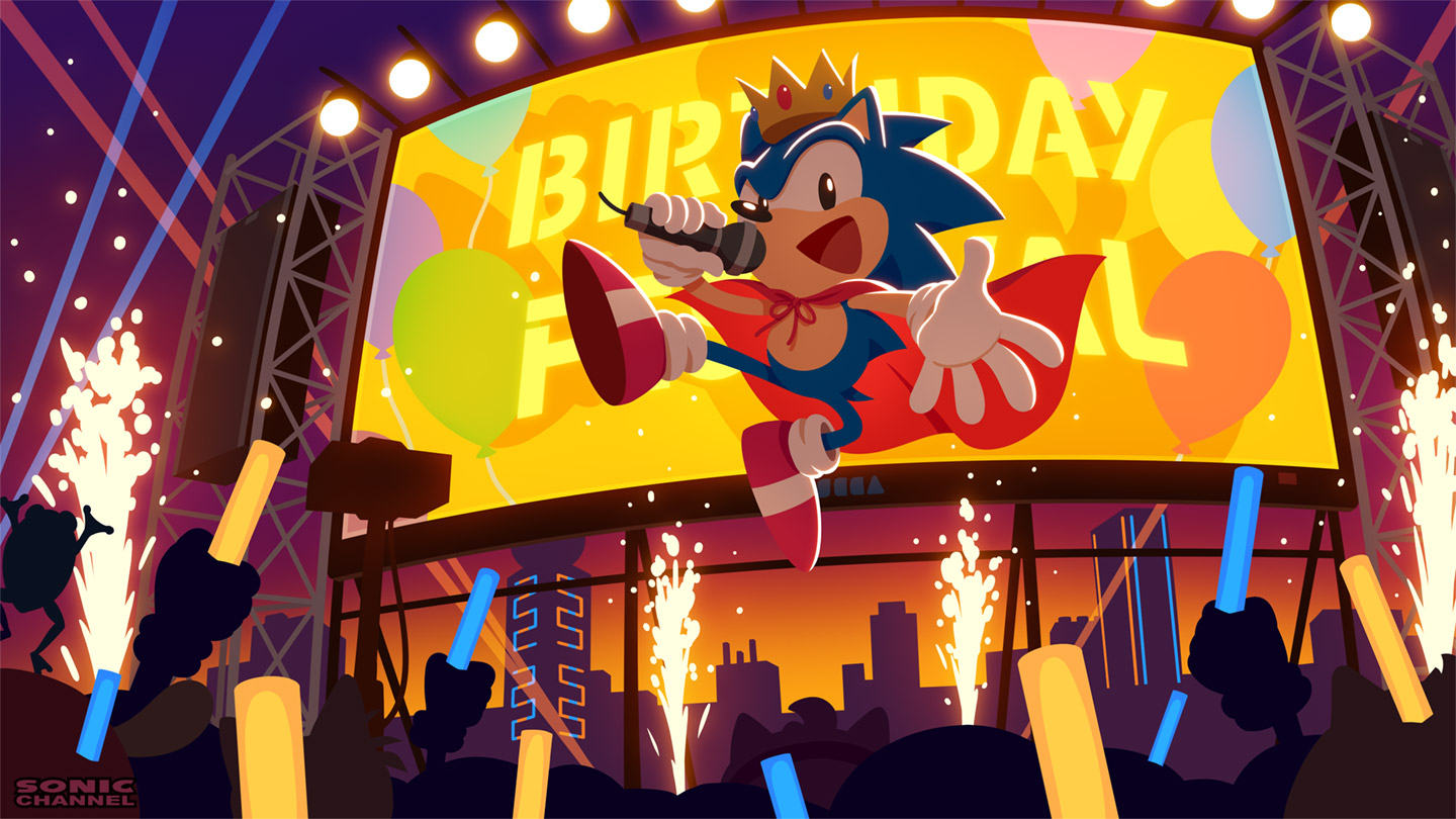 New Sonic Channel Art Shows Sonic’s Birthday Live Event That Promises ...