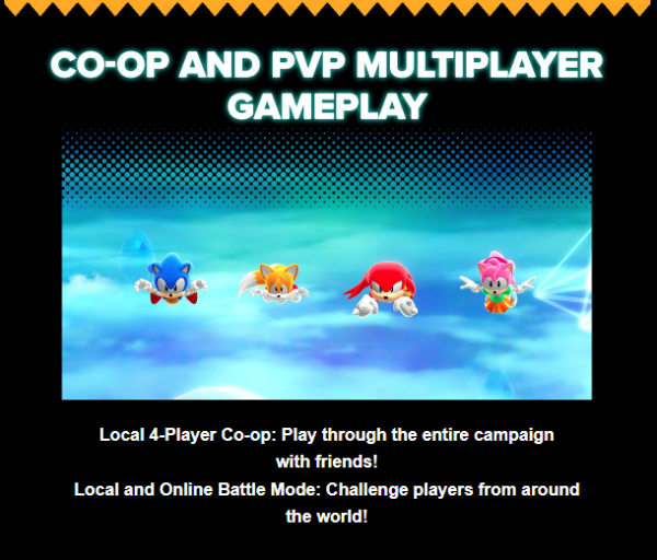 Sonic Superstars Amps Up Multiplayer with Local and Online Battle Mode ...
