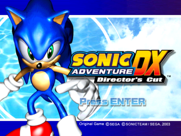SonicAdventureDX_PC_TitleScreen – Sonic City ⋆★ Sonic the Hedgehog News ...