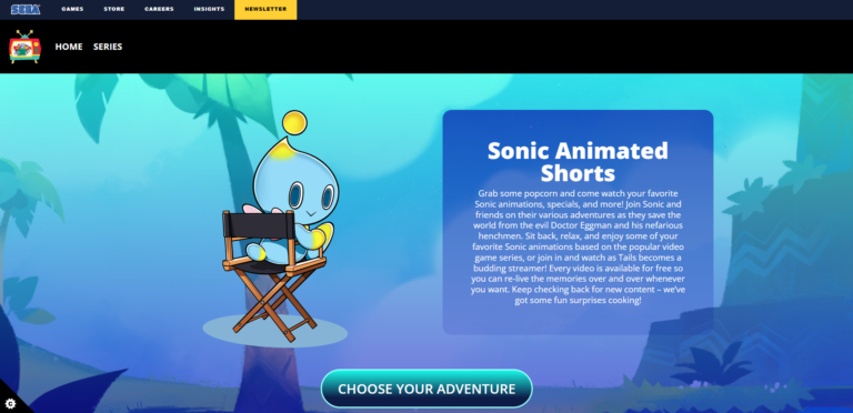 Official Sonic the Hedgehog Website Updated with a New Animated Shorts ...
