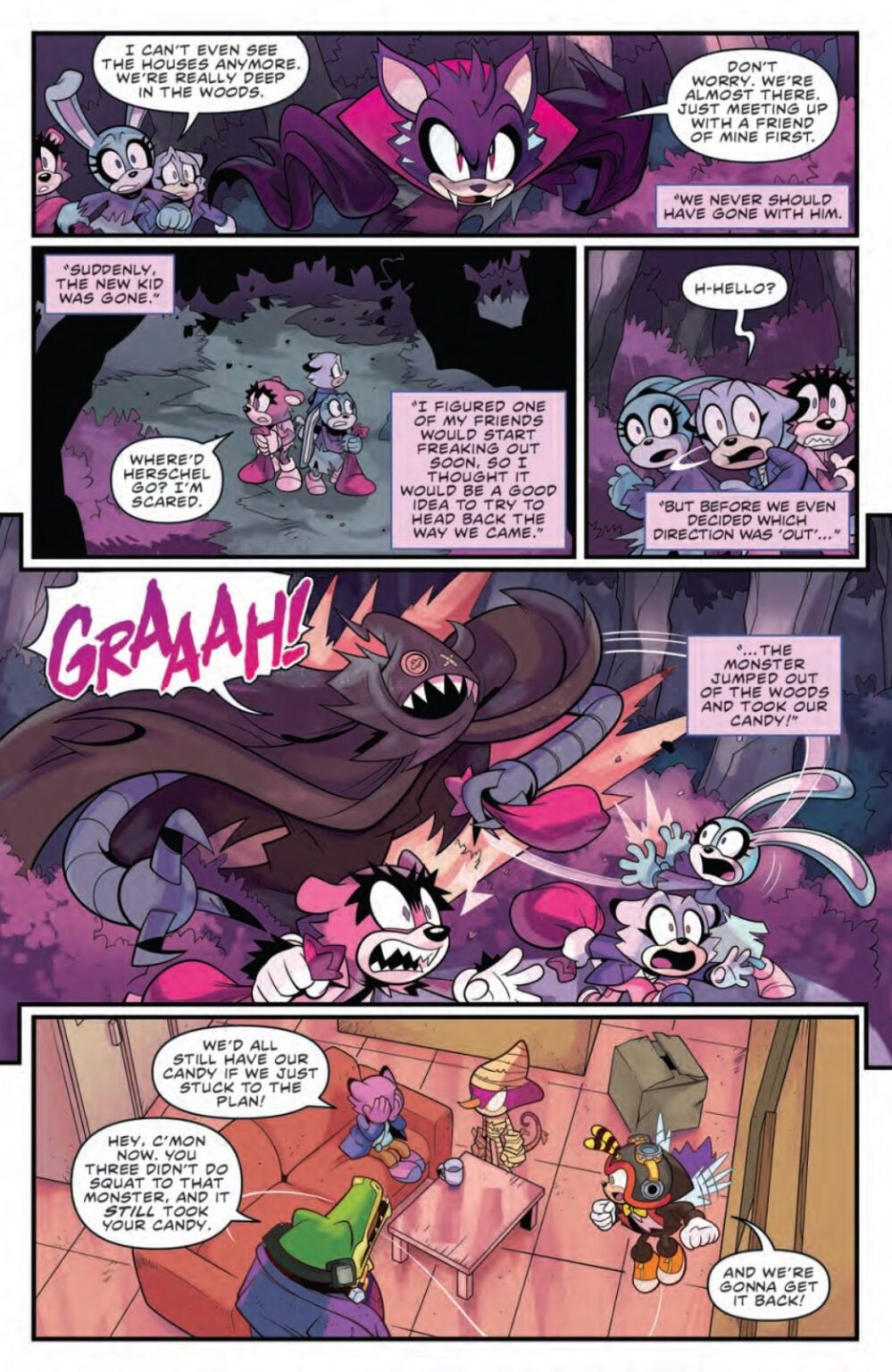 More Previews For IDW Sonic the Hedgehog: Halloween Special Released ...