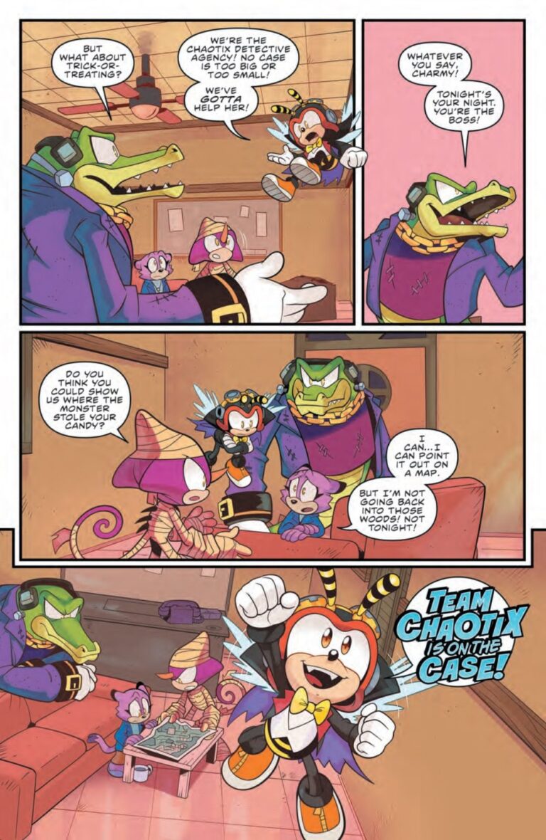 More Previews For IDW Sonic the Hedgehog: Halloween Special Released ...
