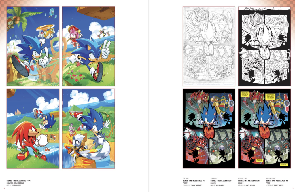 Previews for Sonic the Hedgehog: The IDW Comic Art Collection Released ...