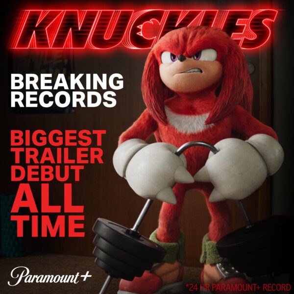 Knuckles Sets New Record for Paramount+ Trailer Debut Within First 24 ...