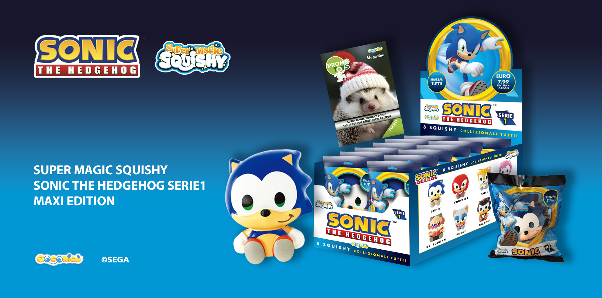 Cocorico Announces Super Magic Squishy Sonic the Hedgehog Blind Bags ...