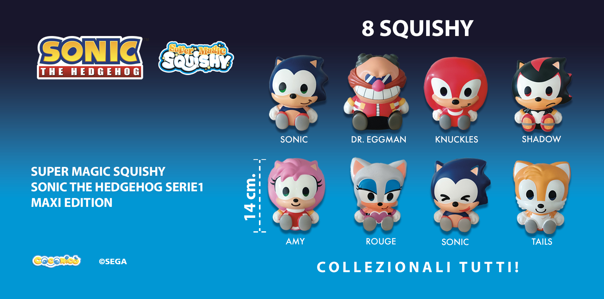 Cocorico Announces Super Magic Squishy Sonic the Hedgehog Blind Bags ...