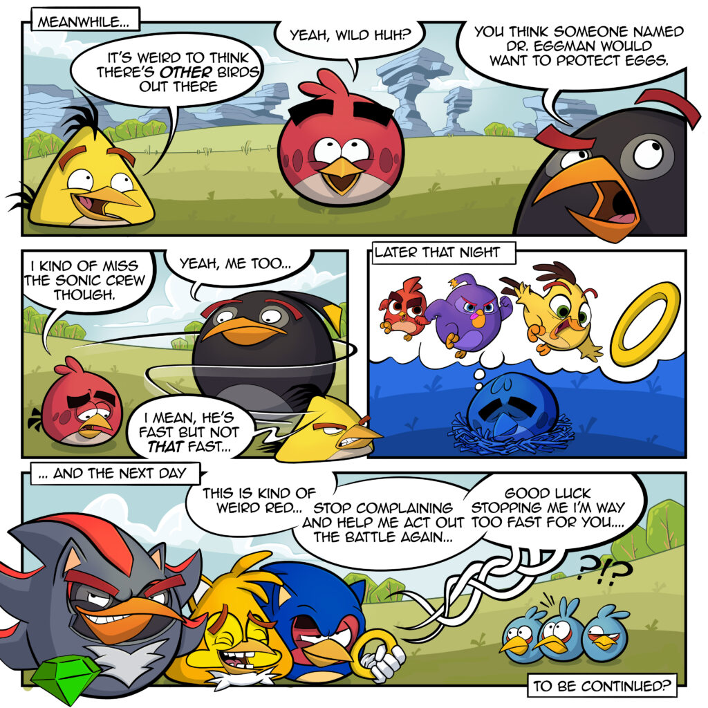 Official Angry Birds Social Media Accounts Release Second Part of Sonic ...