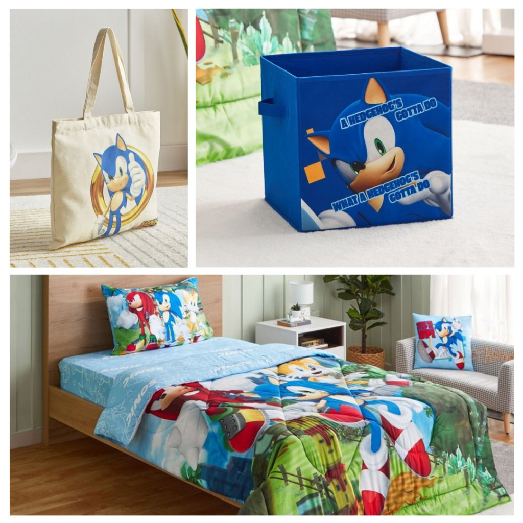 Sonic the Hedgehog Bed Sheets, Pillows and Home Accessories Now ...