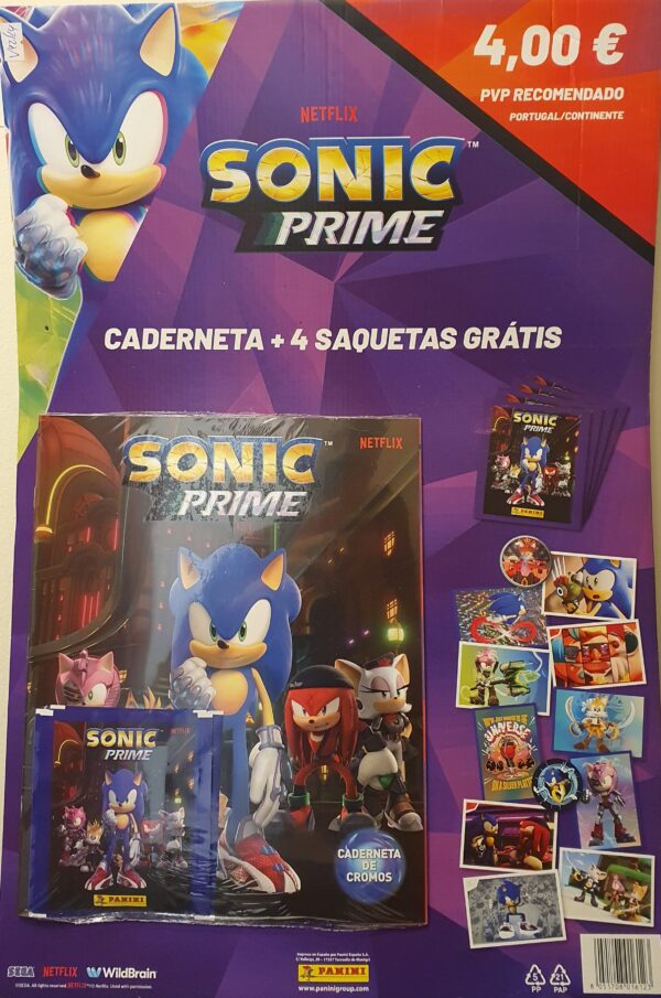 FIRST LOOK: Sonic Prime Sticker Collection Released by Panini, Includes ...