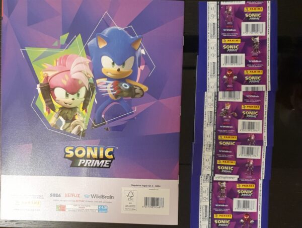 FIRST LOOK: Sonic Prime Sticker Collection Released by Panini, Includes ...