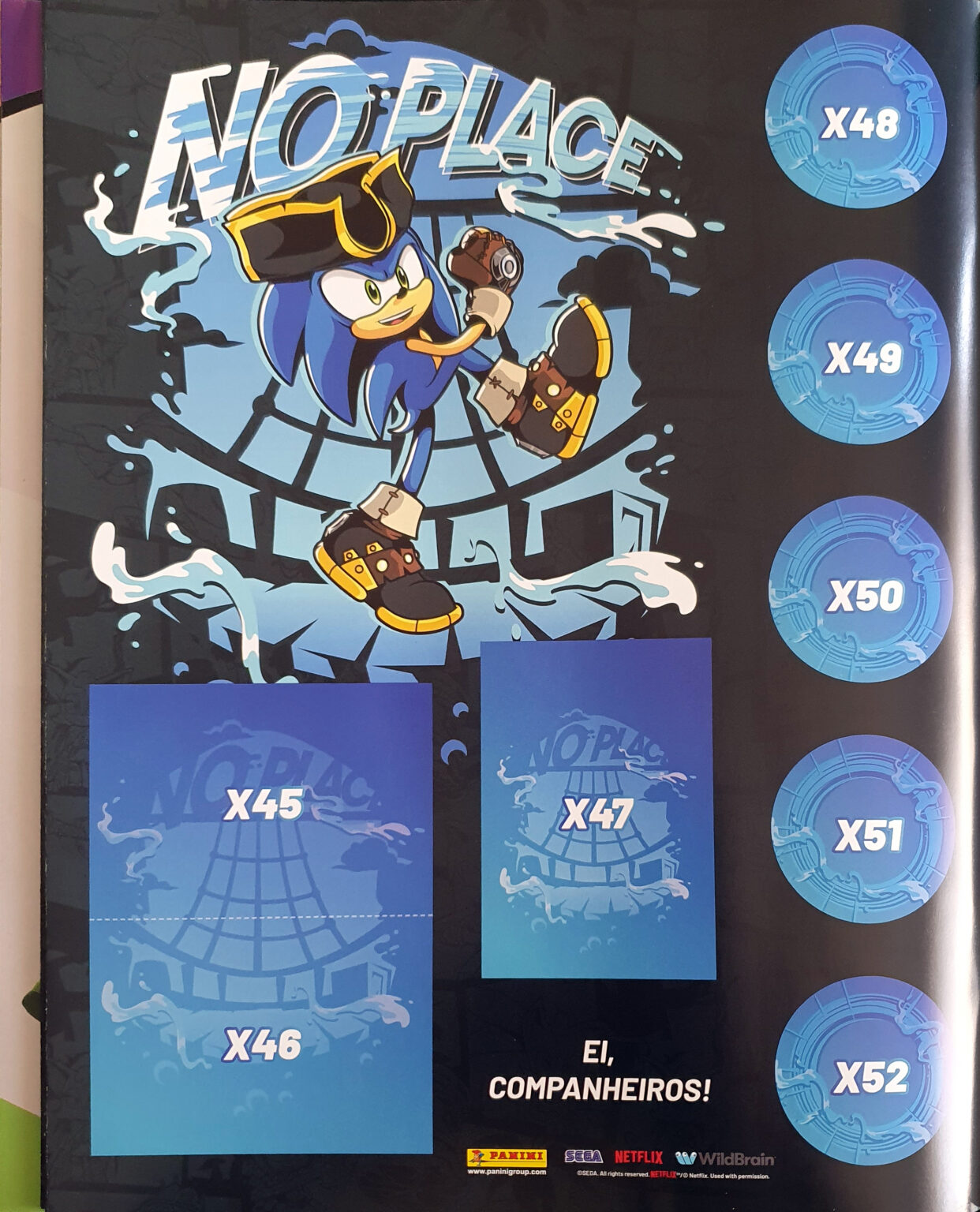 FIRST LOOK: Sonic Prime Sticker Collection Released by Panini, Includes ...