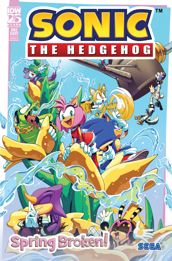 IDW Sonic the Hedgehog: Spring Broken Cover A Released, Delayed to June ...