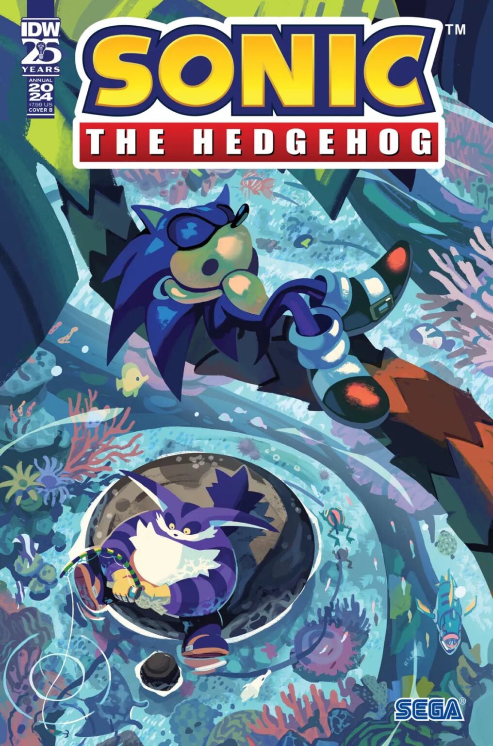 More IDW Sonic the Hedgehog Covers Revealed for Annual 2024 and Issue ...