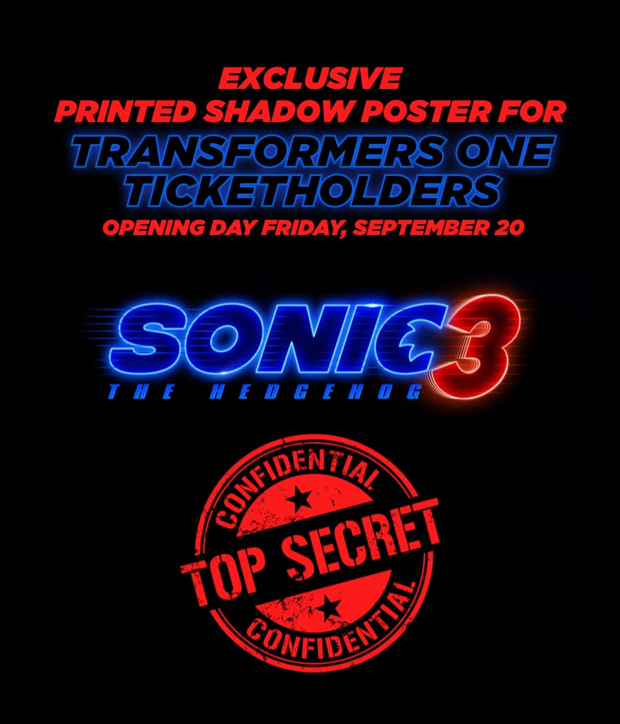 Exclusive Sonic Movie 3 Collector’s Print to be Given Away with First ...