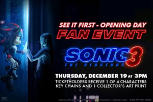 Snack from Sonic’s Head: Sonic 3 Collectibles and Fan Events at AMC & Regal – Sonic City ⋆ ...