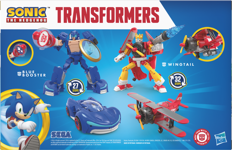 Sonic the Hedgehog X TRANSFORMERS Action Figures Announced – Sonic City ...
