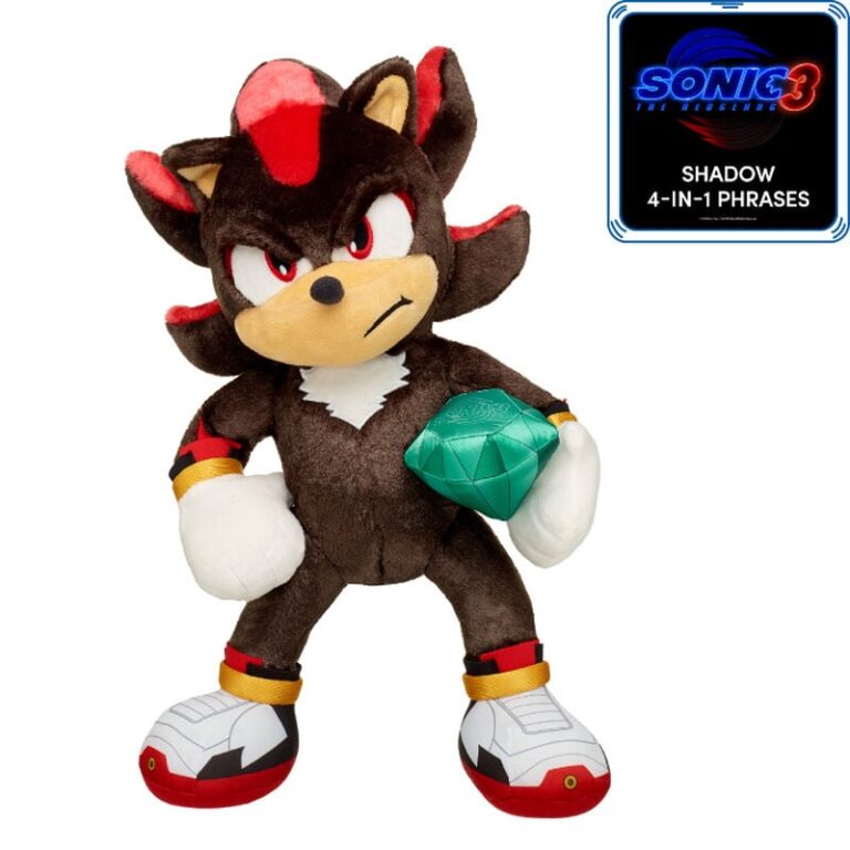 Build-A-Bear Unveils New Sonic the Hedgehog 3 Plushies Featuring Shadow ...