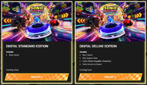 Sonic Racing: CrossWorlds Digital Deluxe Edition Announced – Includes ...