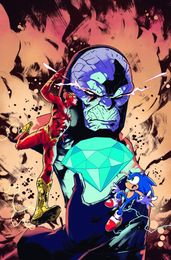 Sonic and The Flash Face Off Against Darkseid in DC x Sonic the ...