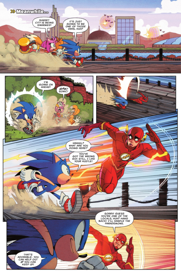 Sonic and The Flash Finally Meet in DC x Sonic the Hedgehog #1—And Yes ...