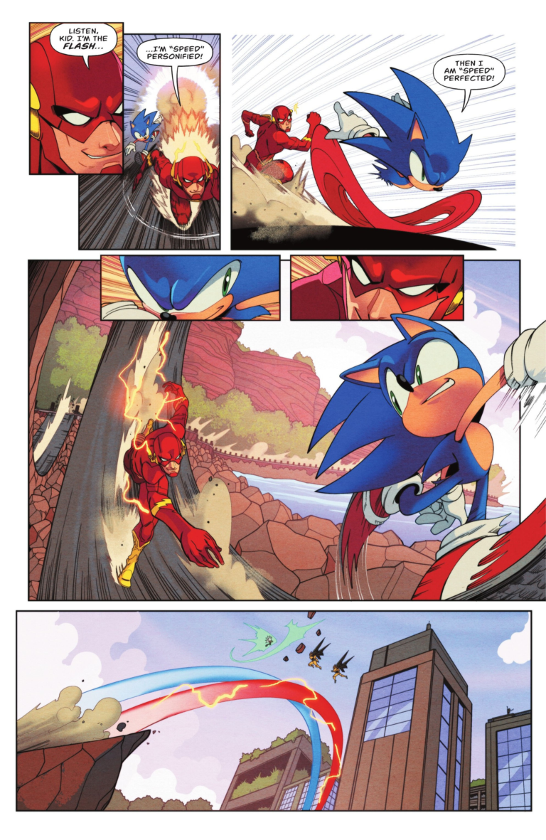 Sonic and The Flash Finally Meet in DC x Sonic the Hedgehog #1—And Yes ...