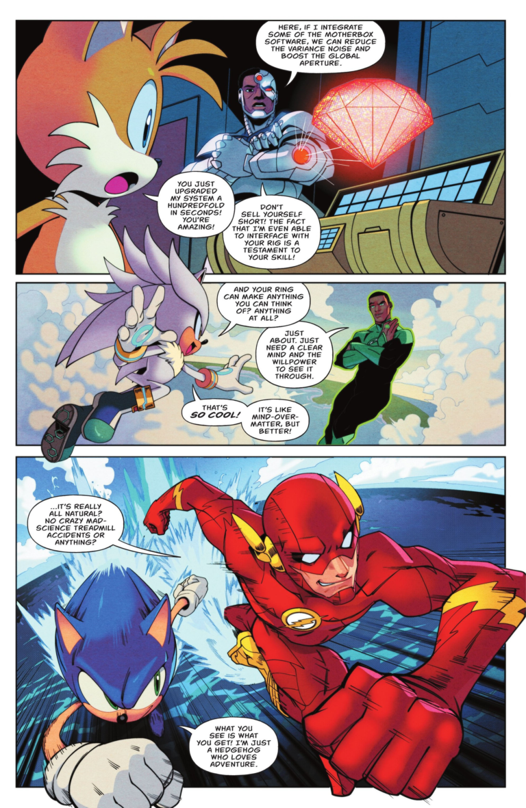 Sonic and The Flash Finally Meet in DC x Sonic the Hedgehog #1—And Yes ...