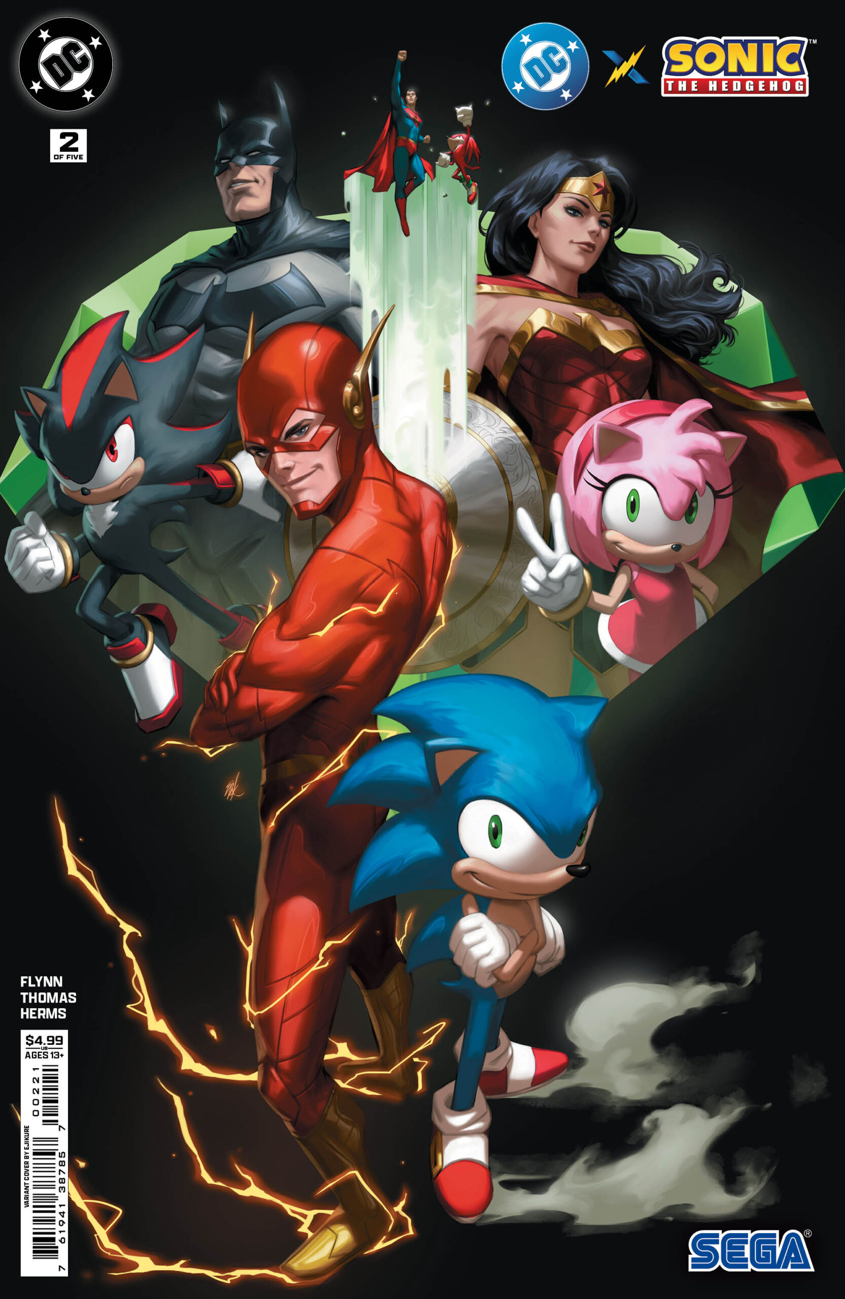 DC x Sonic the Hedgehog #2 Now Available, Second Printing of Issue #1 ...