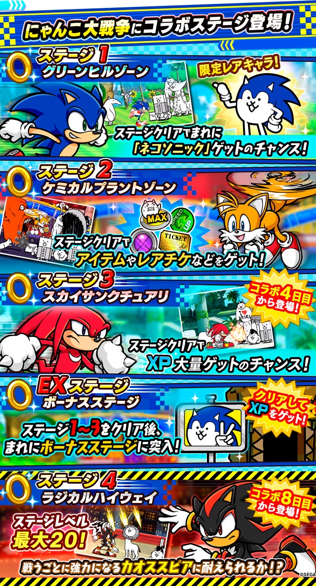 The Battle Cats x Sonic the Hedgehog Crossover Now Live – Sonic City ⋆ ...