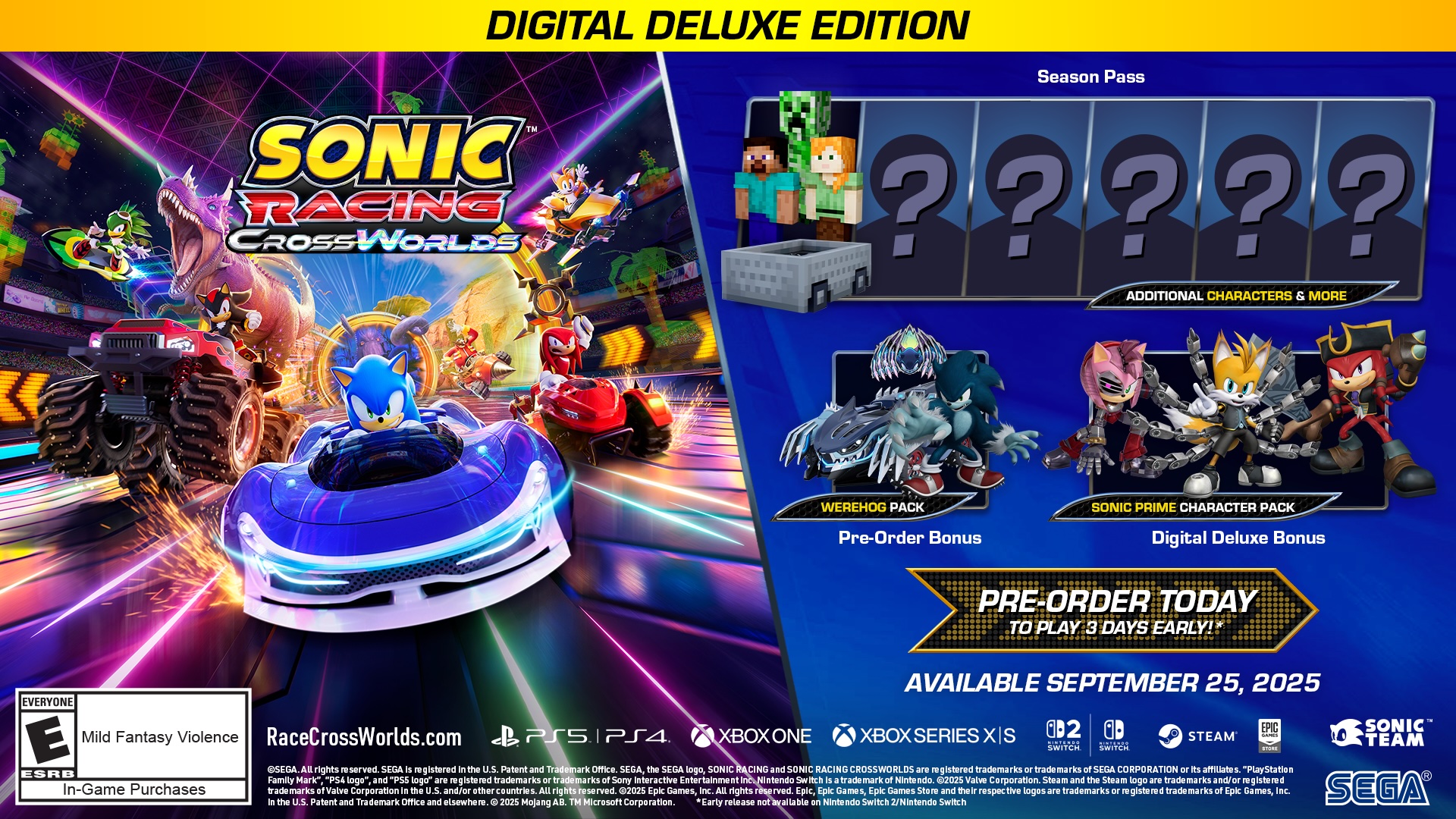 Sonic Racing: CrossWorlds to Receive Collector’s Edition by Limited Run ...