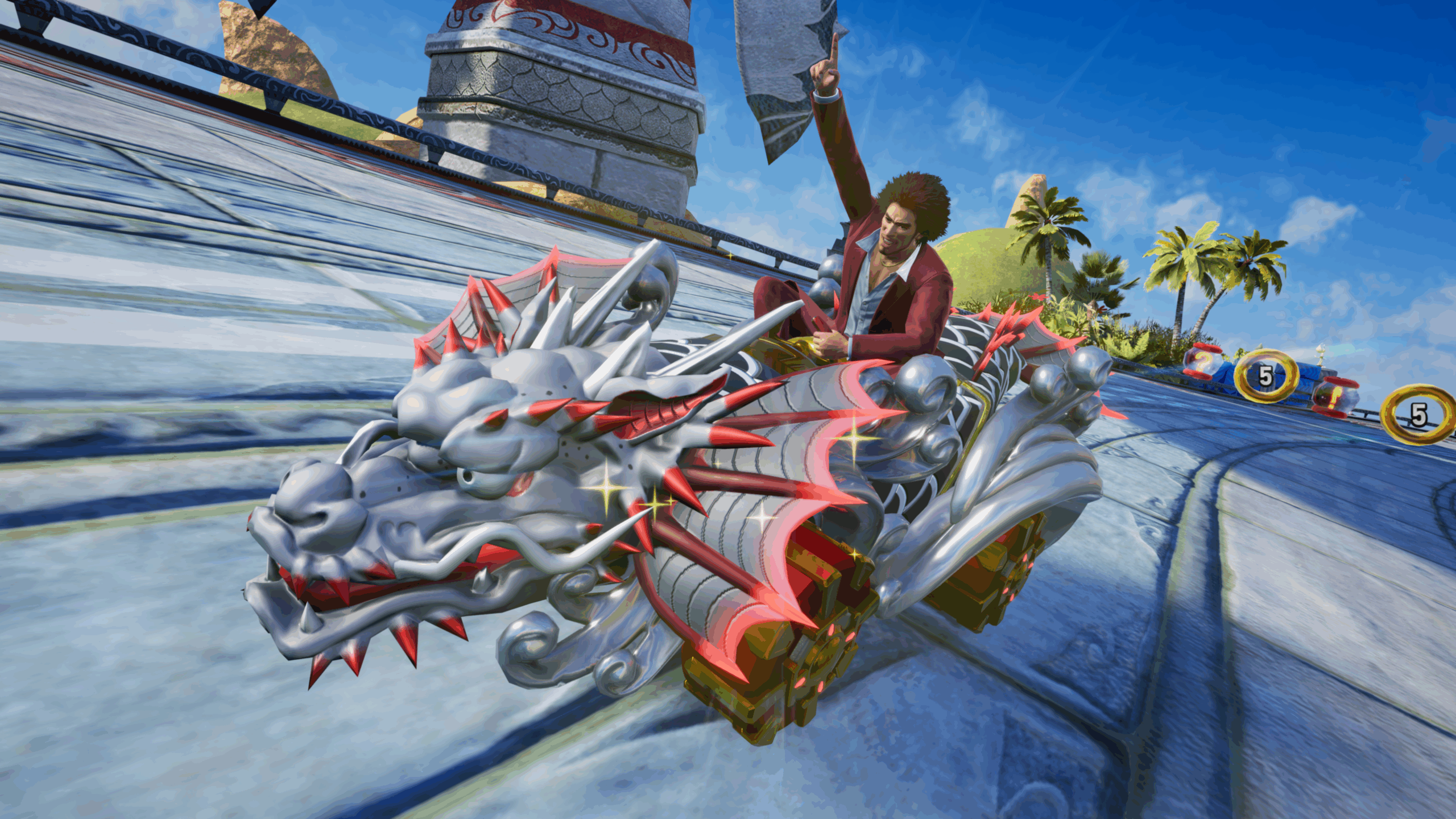 Ichiban Kasuga Joins Sonic Racing: CrossWorlds in Free Crossover Update – Sonic City ⋆★ Sonic ...