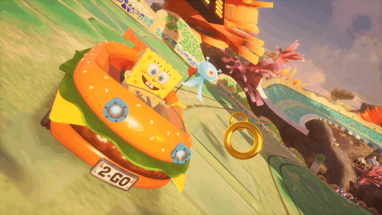 Sonic Racing: CrossWorlds Launches SpongeBob SquarePants Pack With New ...