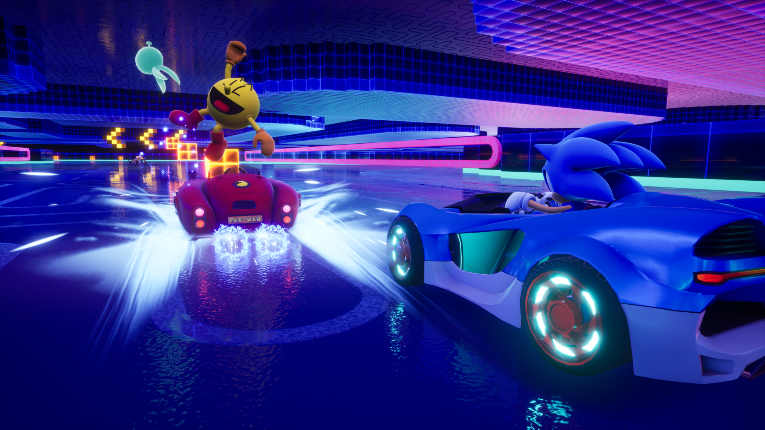 PAC-MAN Pack Officially Launches for Sonic Racing: CrossWorlds as DLC ...