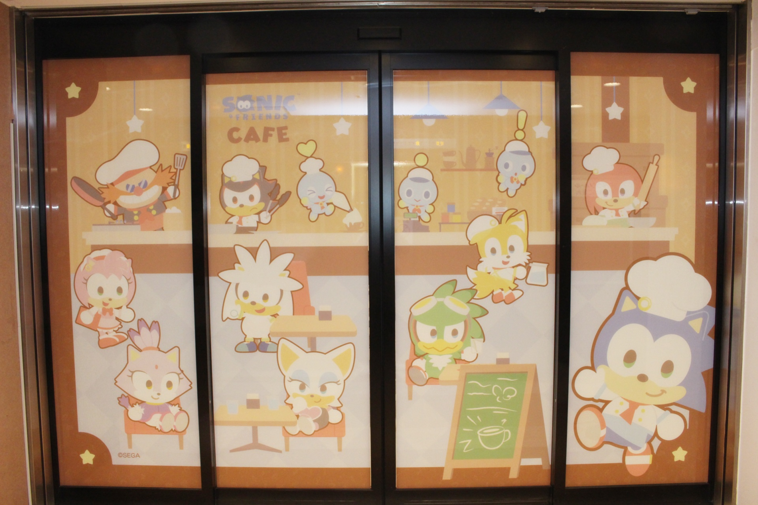 SONIC & FRIENDS Collaboration Café Opens Today — Introducing a Soothing ...